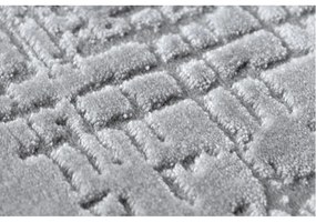 Luxusní kusový koberec akryl Ilona šedý 80x300cm