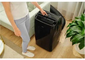 Sencor - Chytrá mobilní klimatizace 900W/230V 9000 BTU Wi-Fi černá + DO