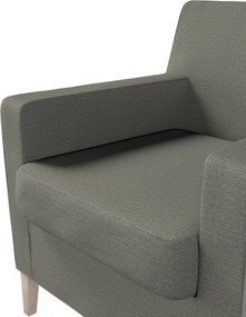 Potah na křeslo IKEA Karlstad barva šedá látka pletený vzor