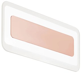 Linea Light 8882 Antille_S, nástěnné svítidlo z pískovaného skla a mědi, 14W LED 3000K, délka 31cm