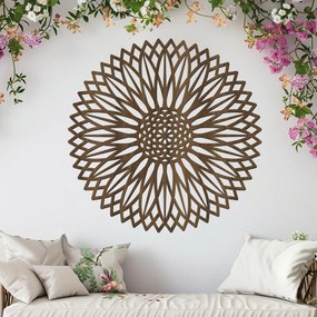 dřevo života Dřevěná mandala DŮVĚRY Zvolte rozměr (cm): 80x80, Zvolte barvu dekoru: Ořech