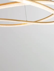Designový lustr Ophelia zlatá