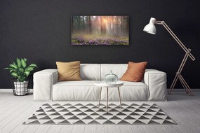 Obraz na plátně Les Květiny Rostlina Příroda 100x50 cm