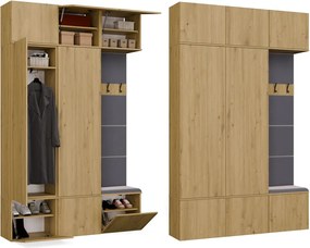 Předsíňová sestava AGA III 2S1V dub artisan