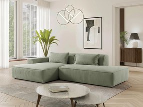 XXXLutz ROHOVÁ SEDAČKA, plast, textil, kompozitní dřevo, mátově zelená MID.YOU - Sedací soupravy - 000694009603