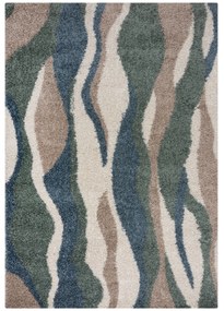 Flair Rugs koberce Kusový koberec Alta Stream Blue/Green - 80x150 cm