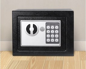 RETOO Elektronický trezor s PIN kódem Retoo E058 - černý