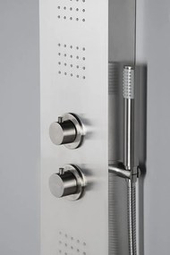 Sapho, PRESTIGE sprchový panel s termostatem. baterií 200x1400 mm, nerez, WN337
