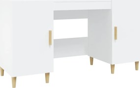 vidaXL Psací stůl 140 x 50 x 75 cm kompozitní dřevo [812762] Barva: Bílá