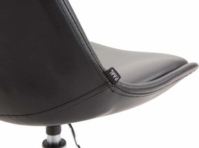 Sada 4 jídelních židlí Maverick C umělá kůže – černá
