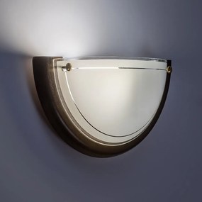 Rabalux UFON nástěnné dřevěné svítidlo 60W/E27/IP20 - tmavé dřevo