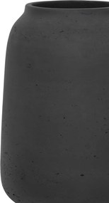 Stolní váza MONTI, sklolaminát, výška 34 cm, antracit