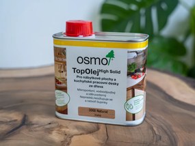 Osmo Top Olej High Solid 3068 Natural Matný na Masivní Dřevo 500 ml