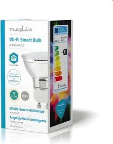 Nedis Smart LED žárovka GU10 / LED žárovka / GU10 / 330 lm / 4,5 W