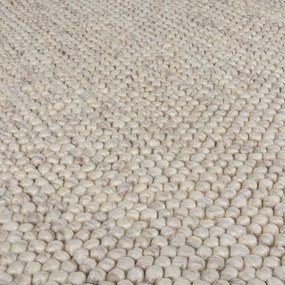 Flair Rugs, Ručně tkaný kusový koberec Minerals Light Grey, 80x150, béžová, chodba / předsíň