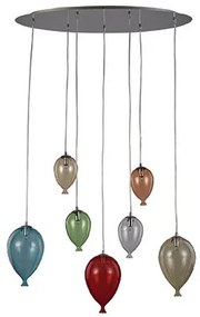 Závěsné svítidlo lustr ve tvaru nafukovacích balónků CLOWN - 100937 - Ideal Lux