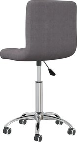 Otočná jídelní židle taupe textil 3087540