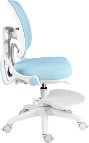 Dětská rostoucí židle Neoseat JUNI 020 — látka, pratelný potah, modrá