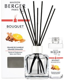 Maison Berger Paris Aroma difuzér Cube + náplň Pomeranč a skořice 100 ml 7752