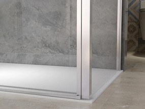 HANY COMBI 85x80 Čiré Sprchová zástěna obdélníková