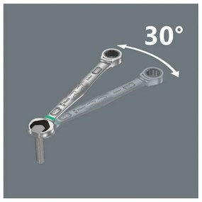 Wera 020012 Očkoploché ráčnové palcové klíče 5/16 ÷ 3/4" 6000 Joker 8 Imperial Set 1 (Palcová sada 8 dílů)