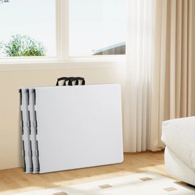 Costway Skládací kempingový stůl s HDPE stolní deskou a rukojetí – 152 × 70 cm