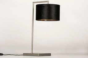Stolní lampa Pallas Black and Silver
