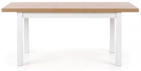 Halmar jídelní stůl TIAGO barevné provedení bílá / dub sonoma