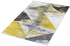 Koberce Breno Kusový koberec ALORA A1012 Yellow, Žlutá, Vícebarevné, 200 x 290 cm