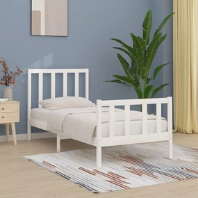 vidaXL Rám postele masivní dřevo 90 x 200 cm [3106820] Barva: Přírodní