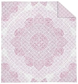 DETEXPOL Přehoz na postel Mandala rosé Polyester, 220/240 cm