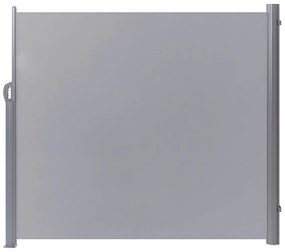 Stínící zatahovací markýza 180x300 cm Dallas (světle šedá). 1035602