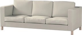 Potah na pohovku IKEA Karlanda 3-místná nerozkládací, krátký barva béžová látka pletený vzor