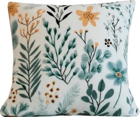 Mikroplyšový povlak na polštářek BOTANELLA 45x45 cm, barevný