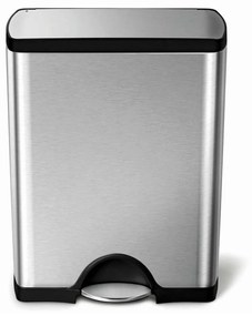 Simplehuman - Odpadkový koš 50 l, nerez CW1816