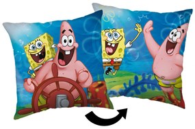 Jerry Fabrics Polštářek Sponge Bob Sea 40x40 cm