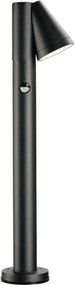 LA 1008014 T-TUBE 70 POLE venkovní volně stojící svítidlo, GU10, jednoduché, senzorové, IP44, max. 10 W, černé - BIG WHITE (SLV)