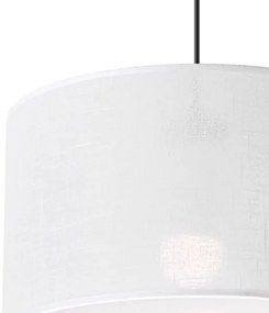 Brilagi - LED Lustr na lanku ANTHONY 1xE27/60W/230V dub/bílá