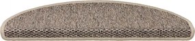 Samolepící nášlapy na schody vzhled sisal 15 ks 65x21x4 cm 326878