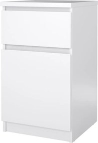 FALCO Noční stolek Simplicity 221 bílý lesk