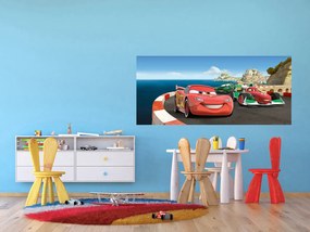 Dětská vliesová fototapeta na zed' Auta Rivalové, Disney | 202 x 90 cm | DFTDNH 5340