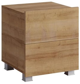 Konsimo Sp. z o.o. Sp. k. Noční stolek PAVO 45x40 cm zlatý dub KO0152