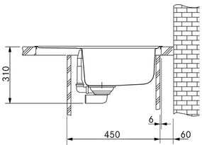 Franke Basis Set Granitový dřez s odkapem 62x50 cm + dřezová baterie, matná černá 114.0700.730