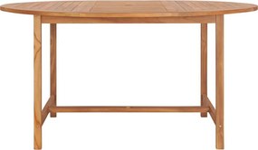 vidaXL Zahradní stůl 150 x 76 cm masivní teakové dřevo [49007]