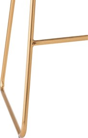 Zlatá kovová barová stolička Charlotte gold - 52*51*100cm