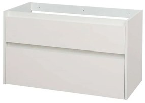 Mereo, Opto, koupelnová skříňka 101 cm, bílá CN912S