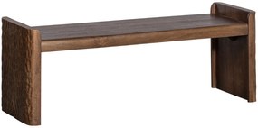 OnaDnes -20% Hoorns Hnědá dřevěná lavice Popp 120 cm