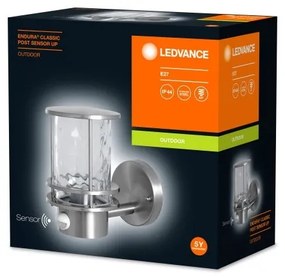 Ledvance - Venkovní nástěnné svítidlo se senzorem ENDURA 1xE27/60W/230V IP44