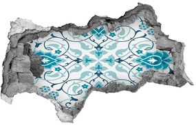 Wallmuralia Nálepka 3D díra na zeď Arabský vzor 95x73 cm