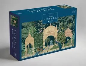 INTERDRUK Puzzle Secret Garden: Paví palác / 1000 dílků / 67 x 48 cm